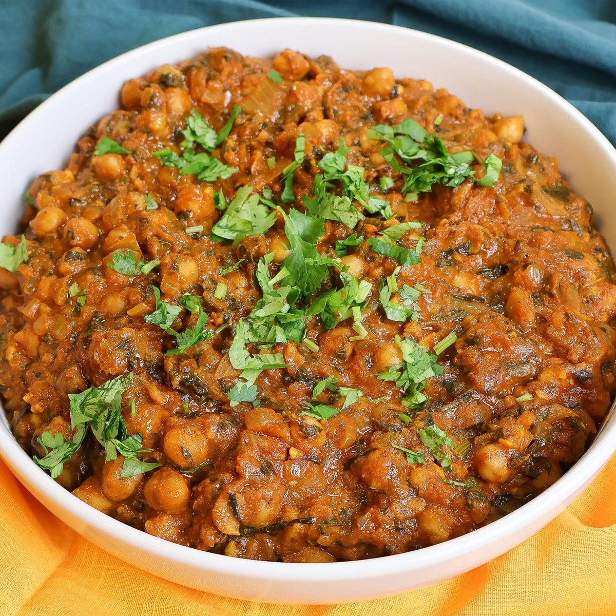 Easy Chickpea Spinach Masala Recipe (Chana Palak Masala) – Bold Food Crate